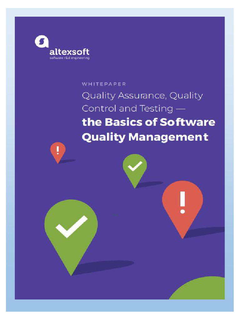 Software Development Quality Assurance Altexsoft | PDF