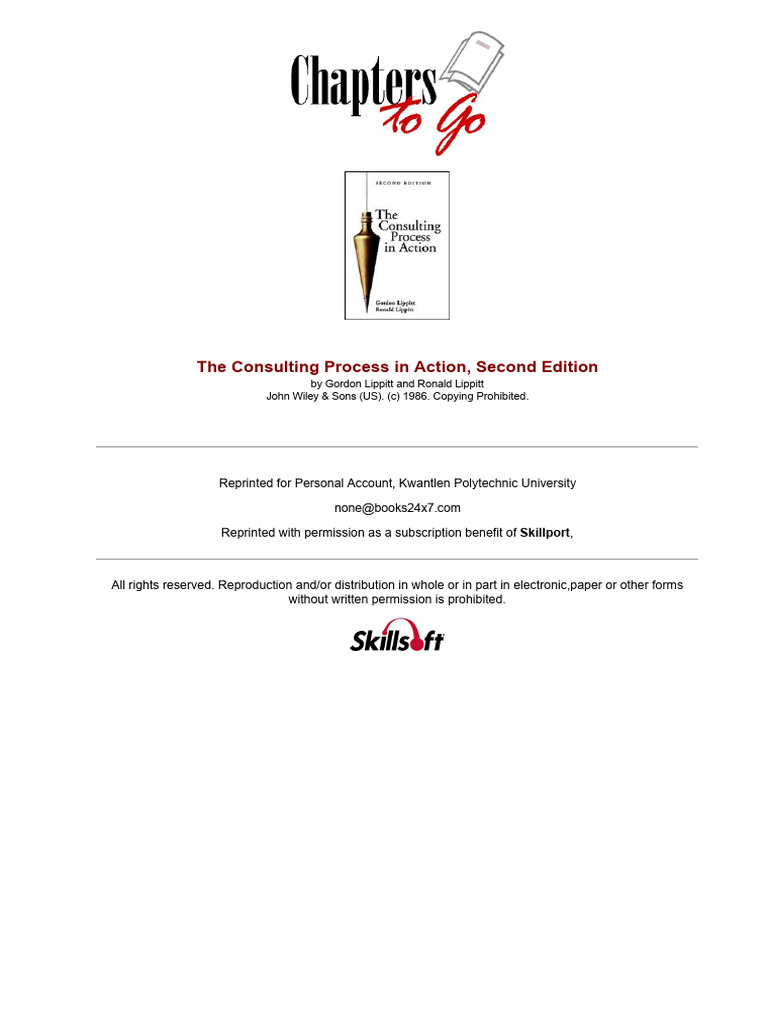 Phases of the Consulting Process | PDF | Consultant | Experience