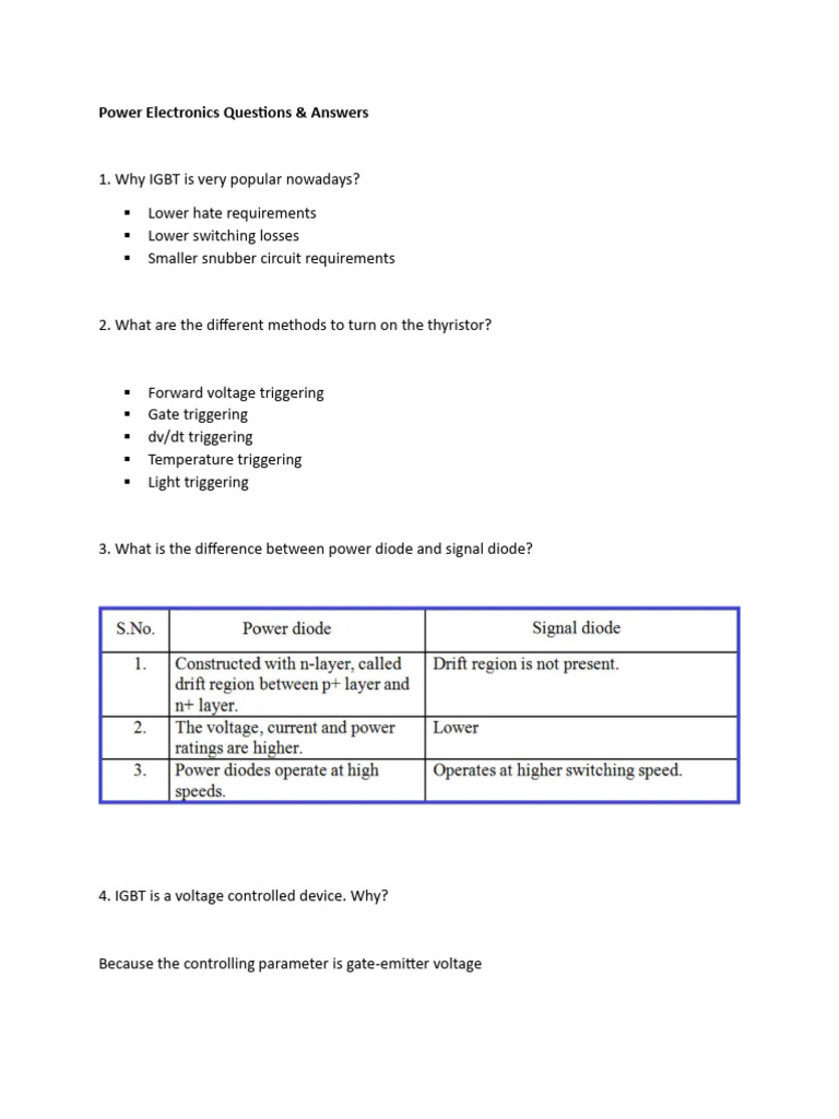 Advanced Power Electronics Questions Bank | PDF | Power Inverter ...