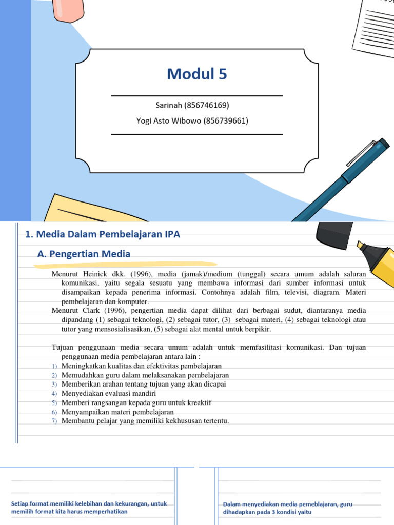 Media Pembelajaran IPA di SD | PDF