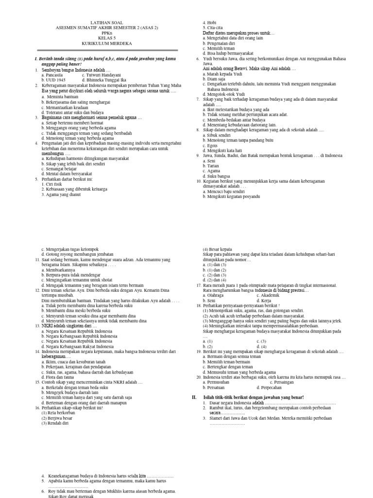 Fiks PPKN 5 | PDF | Ilmu Sosial