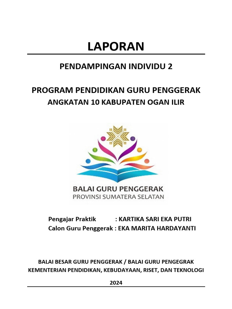 Laporan Pendampingan Individu 2 Eka Marita Hardayanti | PDF | Ilmu Sosial