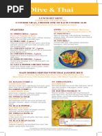 Mango Tree Cafe Menu Overview | PDF | Thai Cuisine | Tofu