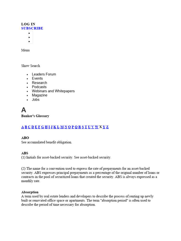 Banking Terminology | Download Free PDF | Loans | Bonds (Finance)