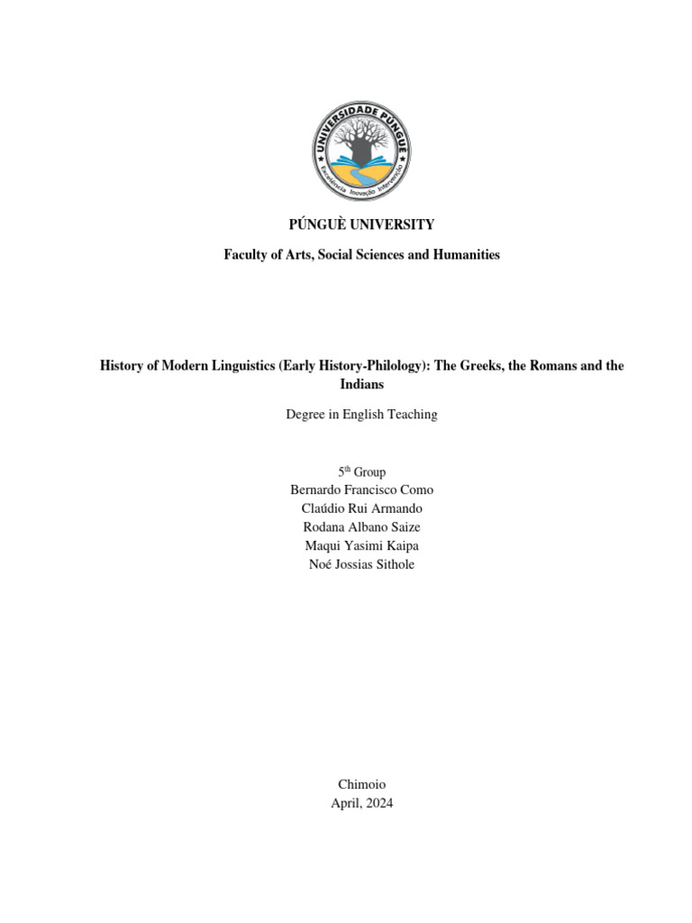 Modern Linguistics 5th G | PDF | Linguistics | Sanskrit