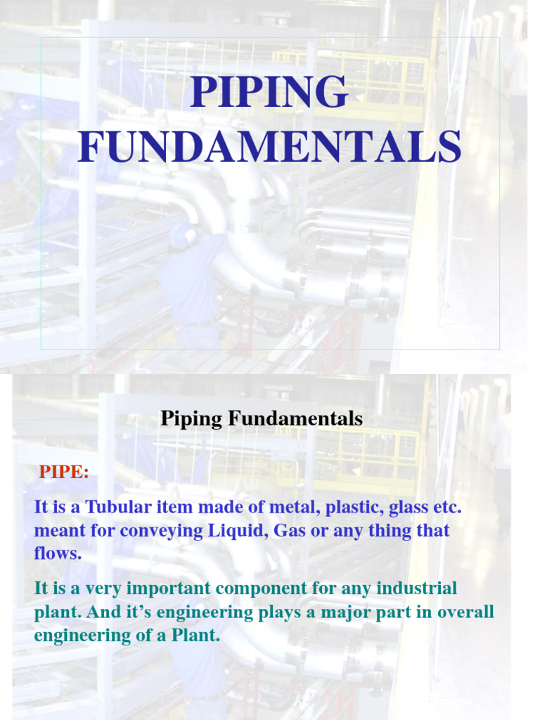 02-2 Piping Fundamentals | PDF | Stainless Steel | Valve