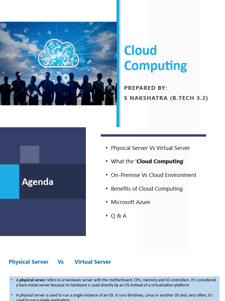 Cloud Computing Overview and Benefits | PDF