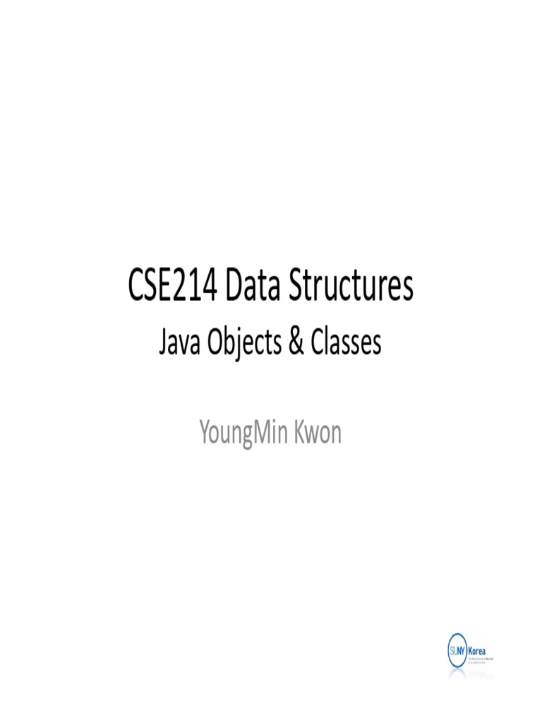 Lecture01 Objects And Classes Pdf Method Computer Programming Class Computer Programming 5166