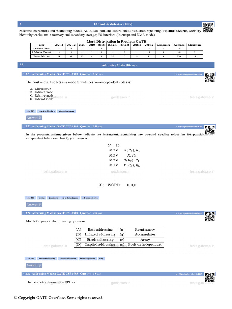 Gate_CoA | PDF | Cpu Cache | Cache (Computing)