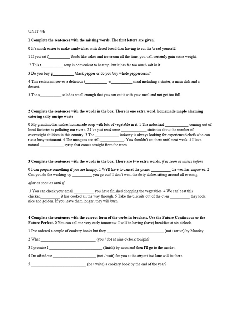 UNIT4 | PDF | Obesity | Fast Food