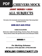 Kcse 2024 Bio Pp1 Ms - Code 01 | PDF | Cellular Respiration | Flowers