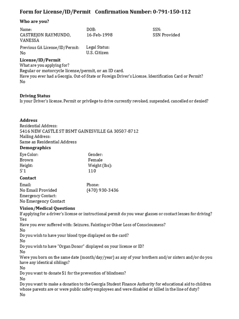 DDS, Id | PDF | Driver's License | Identity Document