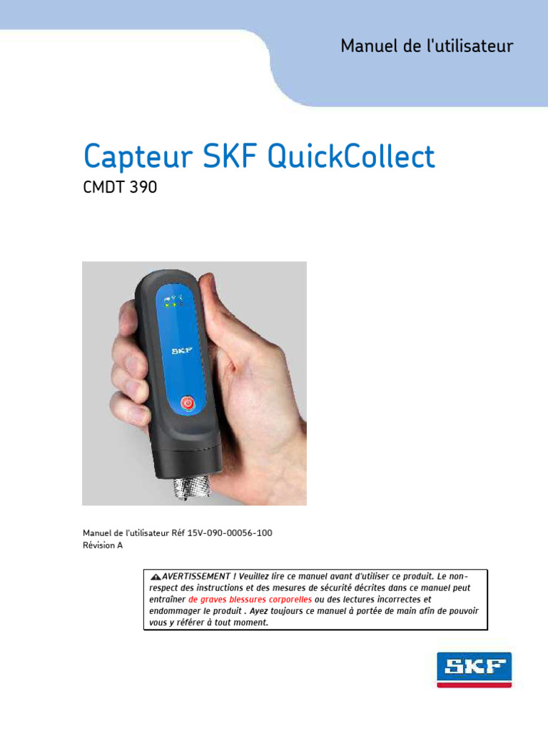 Manuel Utilisation SKF QuickCollect Android | PDF | Chargeur ...