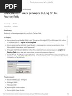 FactoryTalk View ME - Unable To Load The Application - Failed To ...
