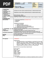 Cot Detailed Lesson Plan Sa Filipino 3 | PDF
