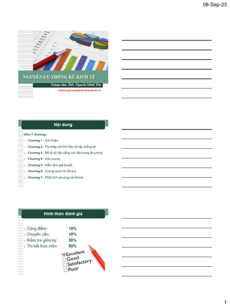 Bài Giảng NLTK Kinh Tế SV | PDF