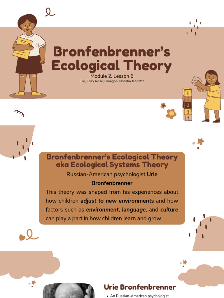 Bronfenbrenner's Ecological Theory | PDF | Developmental Psychology ...