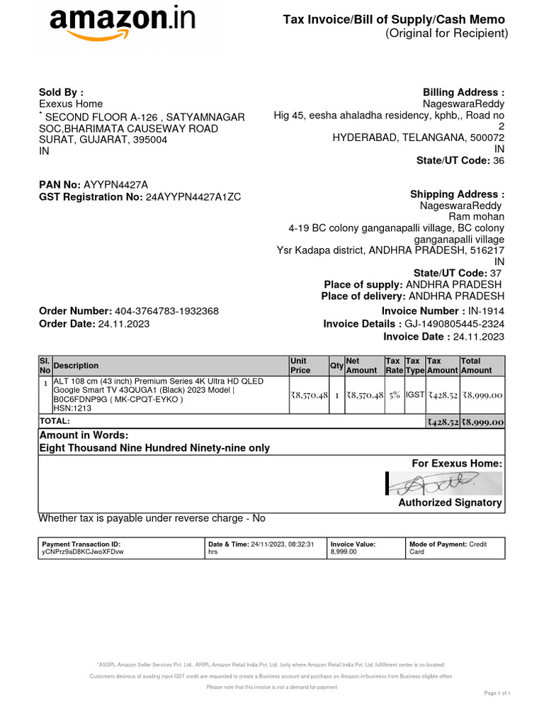 invoice | PDF | Invoice | Taxes