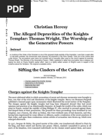 Initiation ritual into the templars 1 | PDF | Knights Templar