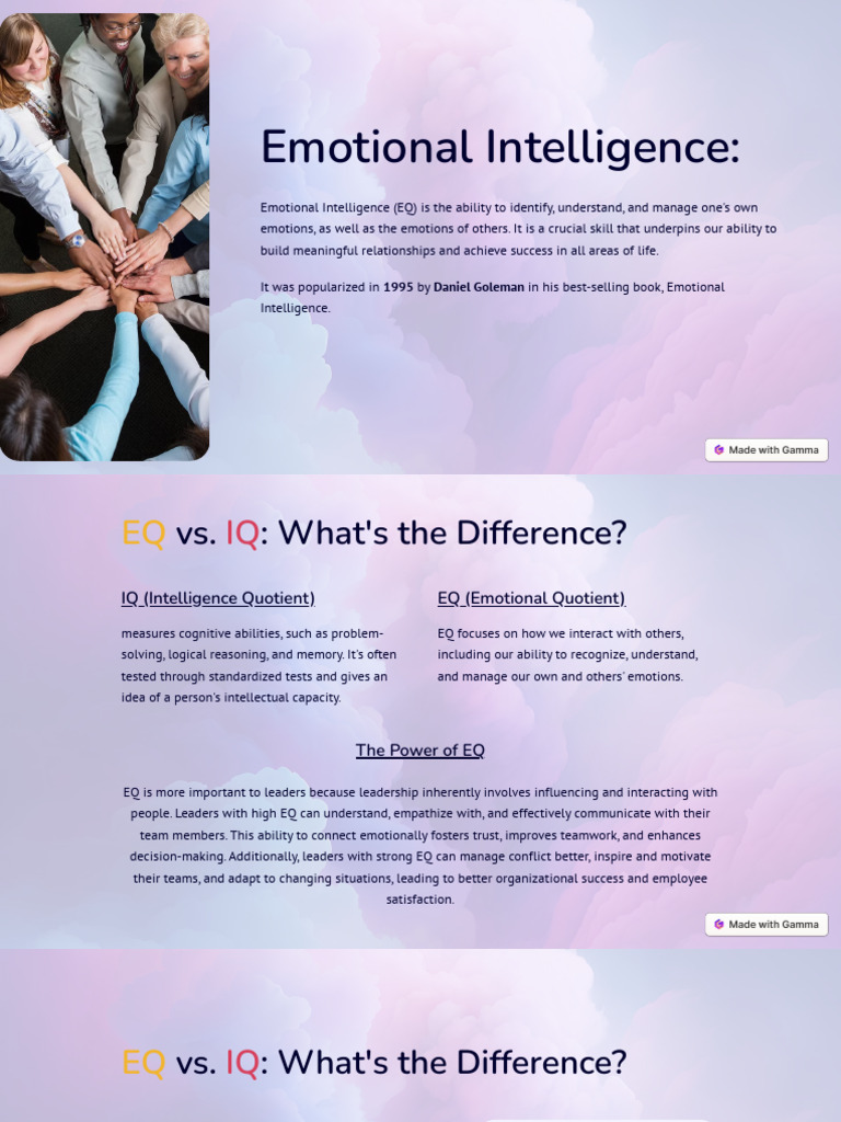 Emotional Intelligence | PDF | Emotional Intelligence | Intelligence