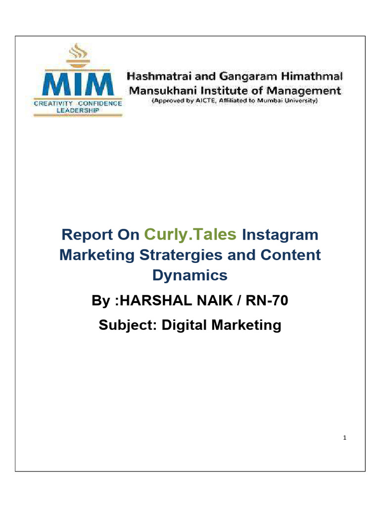 Report Digital Marketing - RN70 | PDF | Social Media | Popular Culture ...