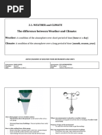 Weather Instruments and Their Diagrams | PDF