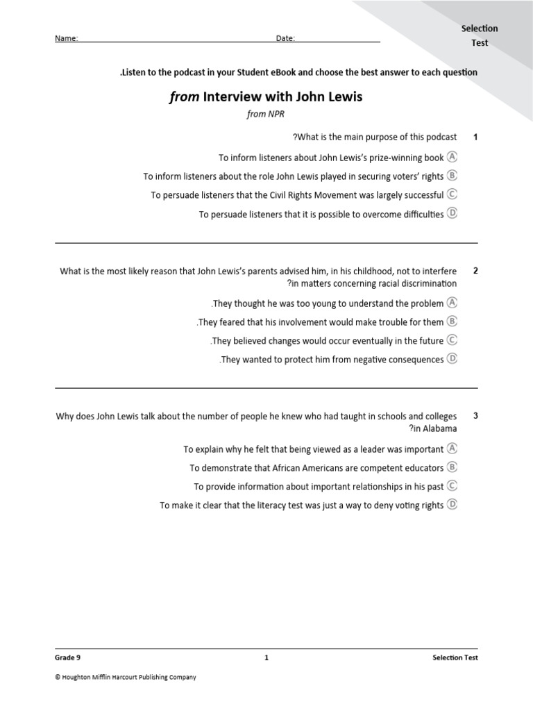 09le 13 Pa Interviewjlewis ST | PDF
