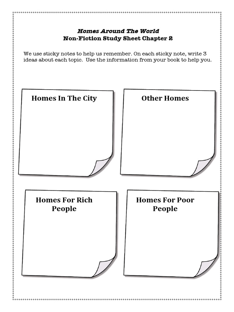 Homes in The City Other Homes: Homes Around The World Non-Fiction Study ...