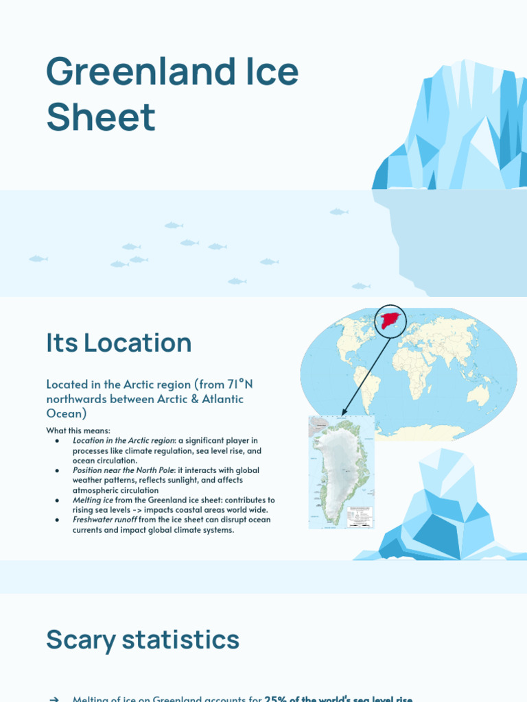 Greenland Ice Sheet | PDF | Climate Change | Ice