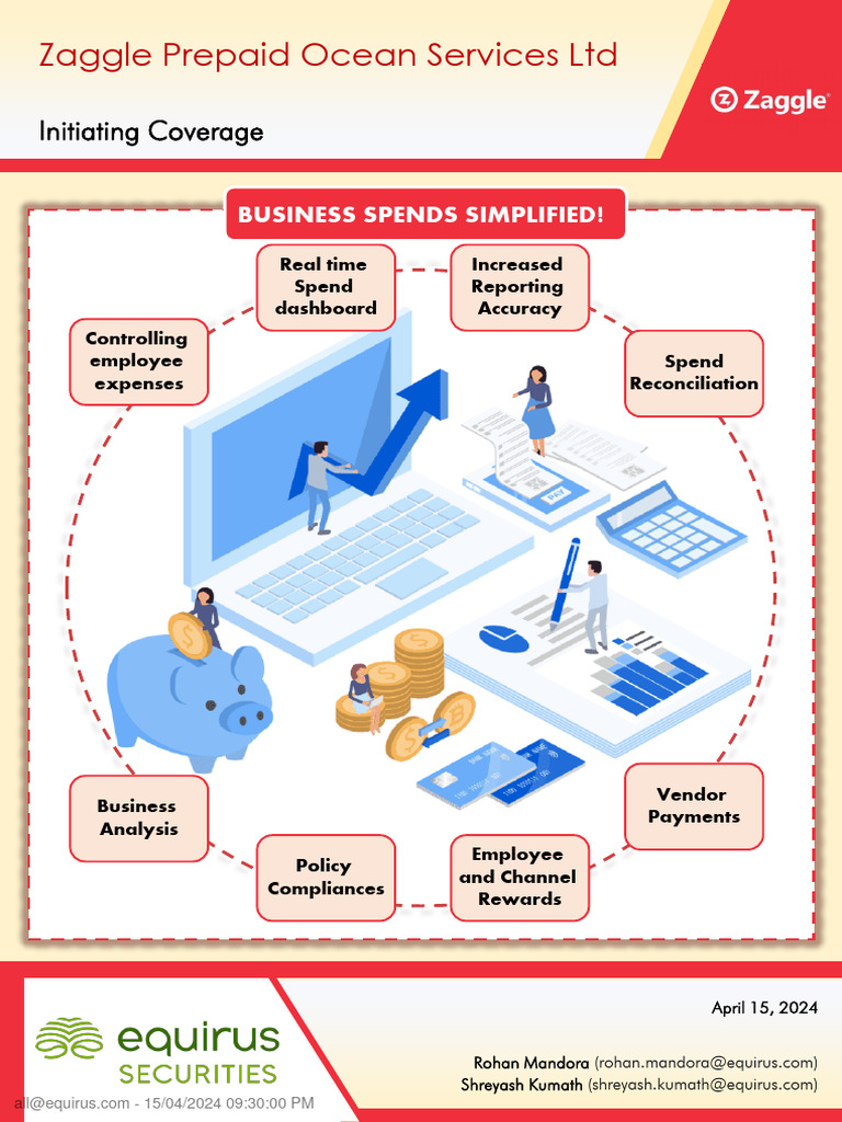 Equirus Securities Zaggle Initiating Coverage Note | PDF | Credit Card | Expense