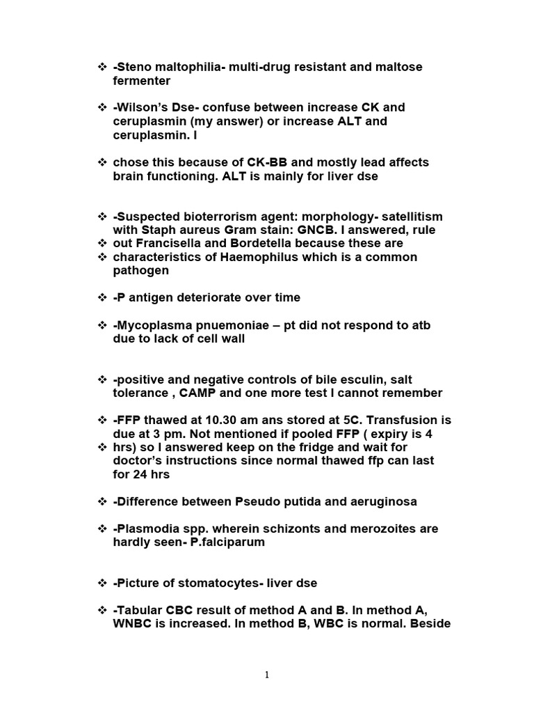 WODSOLOGY RECALLS-1 Conv | PDF | Medical Specialties | Hematology