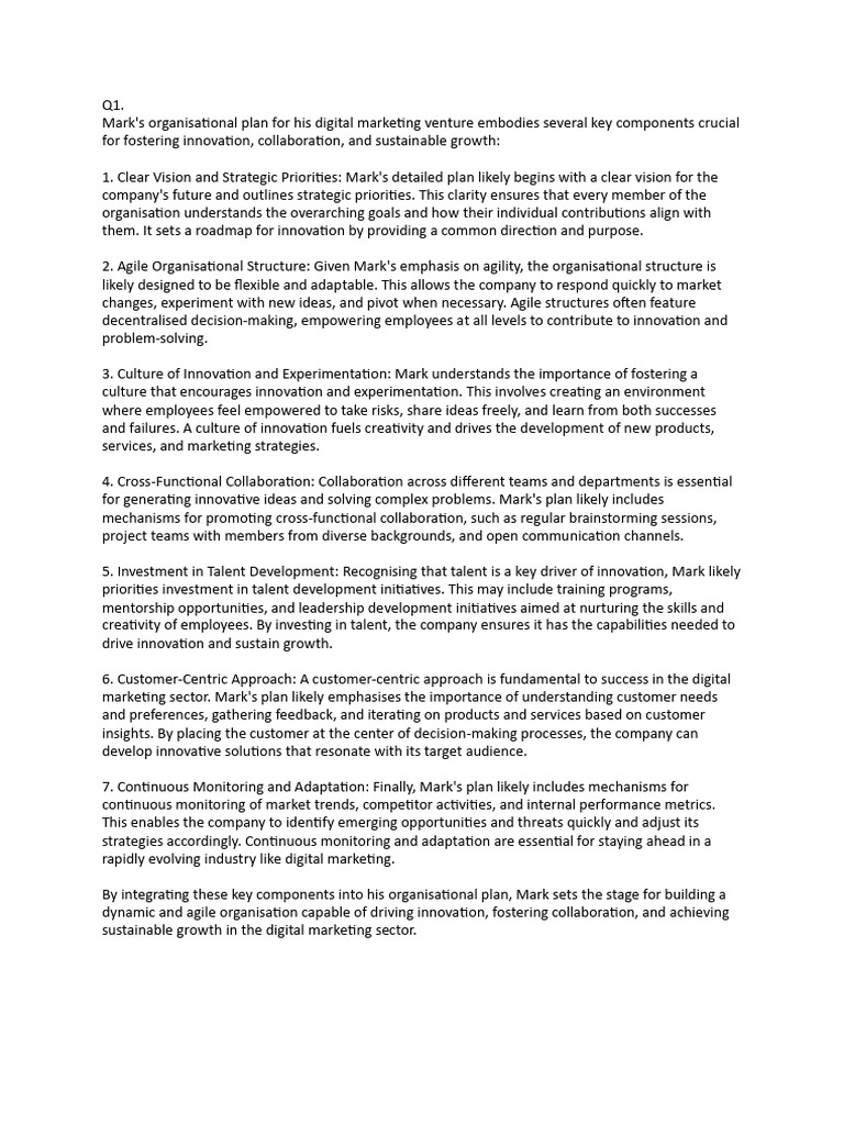 Entrepreneurship Case Study | Download Free PDF | Leadership | Empowerment
