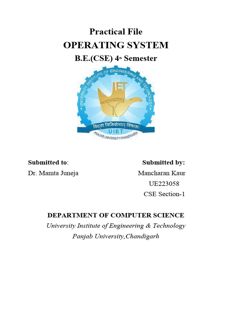 INTRODUCTION TO OPERATING SYSTEM | PDF | Linux | Operating System INTRODUCTION TO OPERATING SYSTEM | PDF | Linux | Operating System