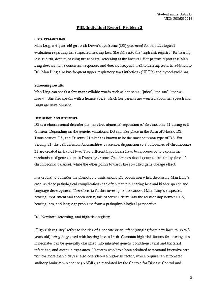 PBL Paed Case (Second Essay) | PDF | Thyroid | Hypothyroidism