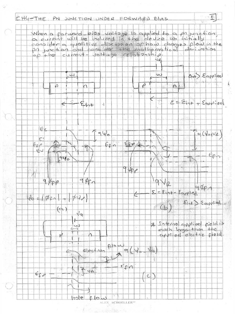 7-Ch4-Pn Juction Under Forward Bias-Lecture Notes | PDF 7-Ch4-Pn Juction Under Forward Bias-Lecture Notes | PDF