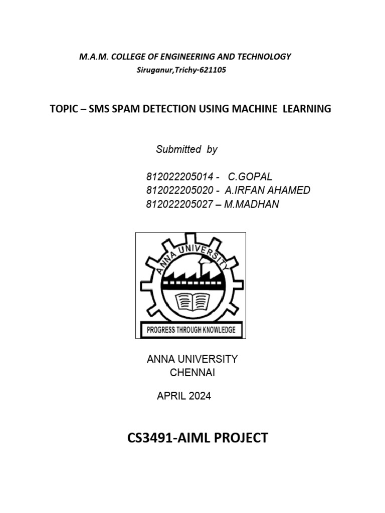 Aiml Pro Pdf Machine Learning Support Vector Machine