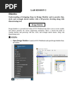 DesignModeler Geometry Creation Guide | PDF | Extrusion | Geometry