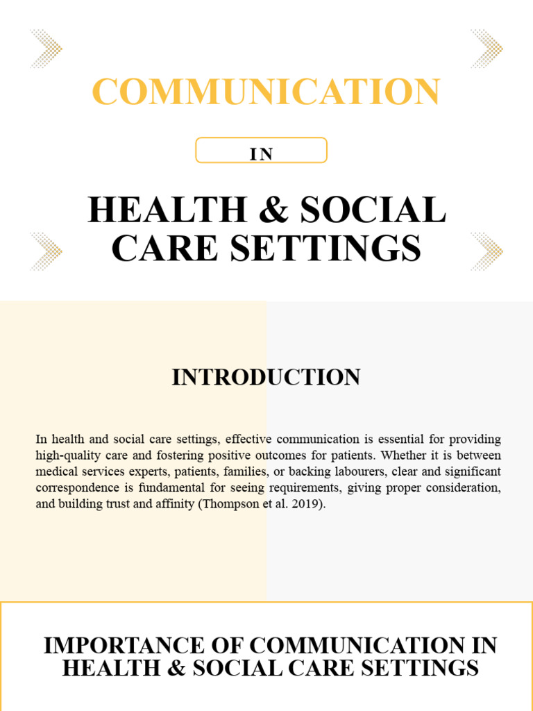 Effective Communication in Health Care | PDF | Communication | Health Care