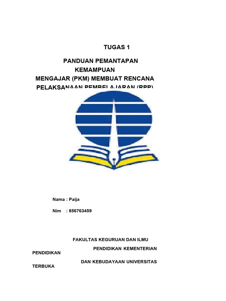 RPP PKM Kelas Rendah | PDF