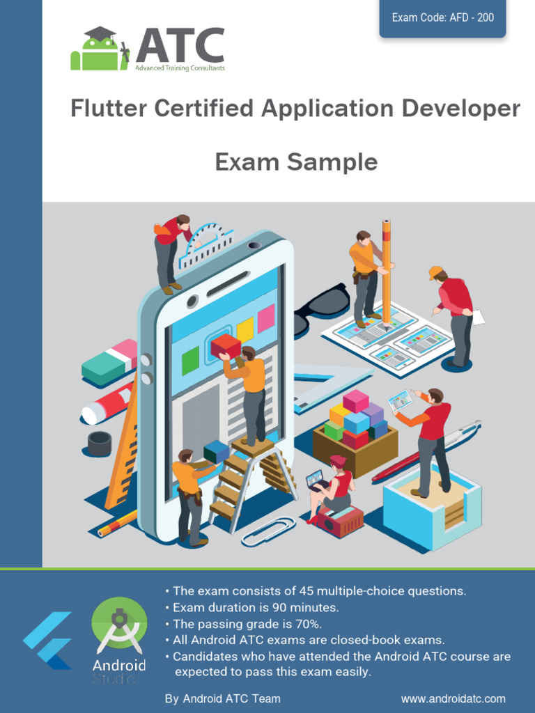 Flutter Certified Application Developer - Exam Sample - AFD 200 - English | Download Free PDF ...