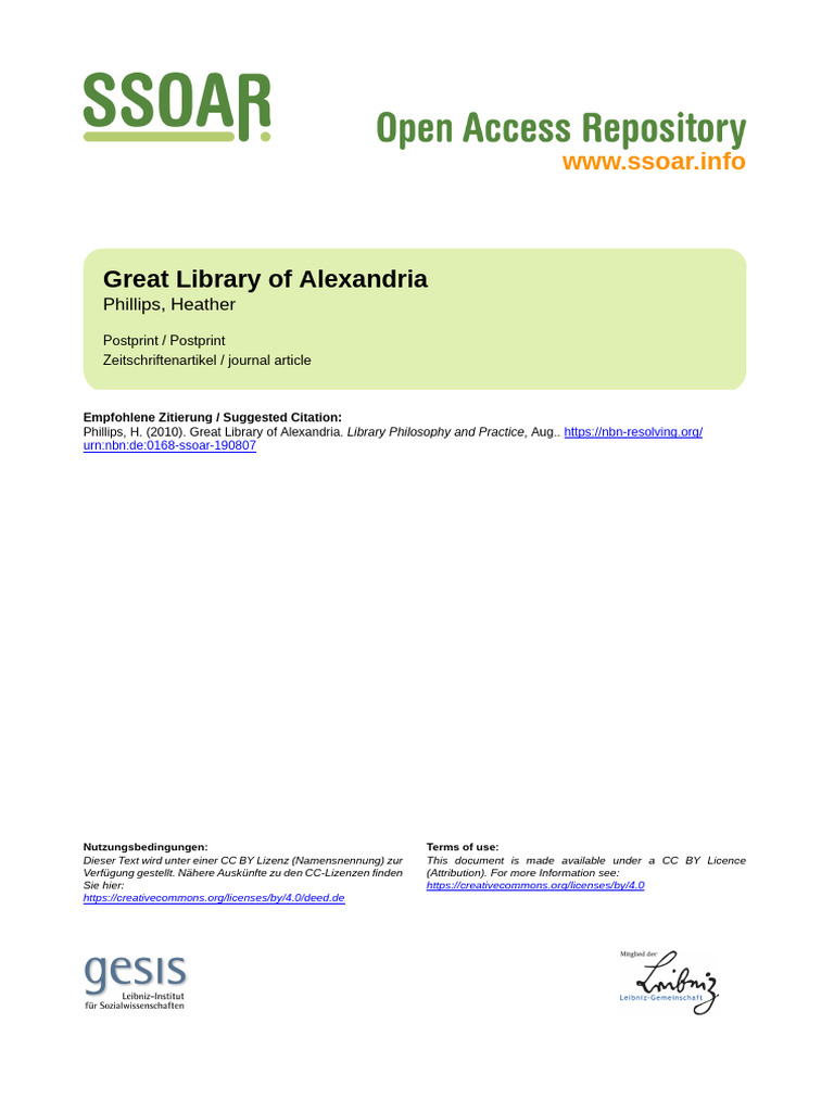 Great Library of Alexandria | PDF | Aristotle | Hellenistic Period