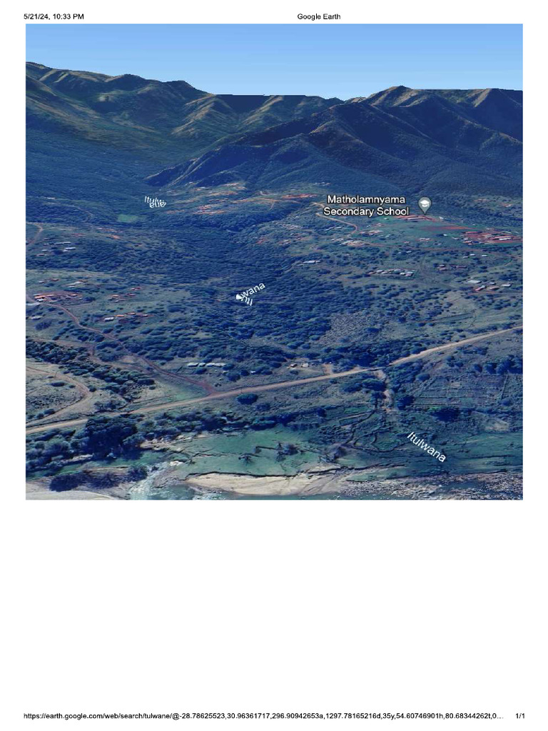 Tulwane Map | PDF