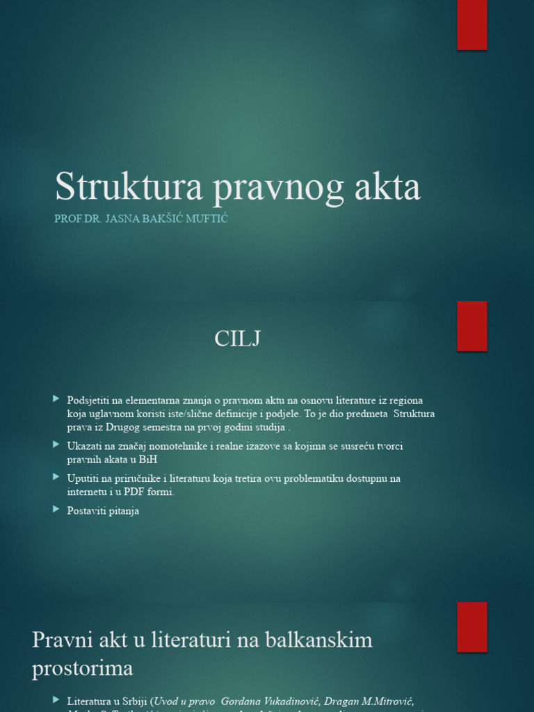 Struktura-pravnog-akta | PDF
