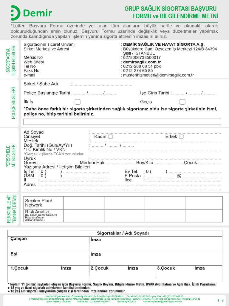 OSS Basvuru Formu | PDF