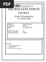 Bantu Eduction Research Question | PDF | Interview | Apartheid