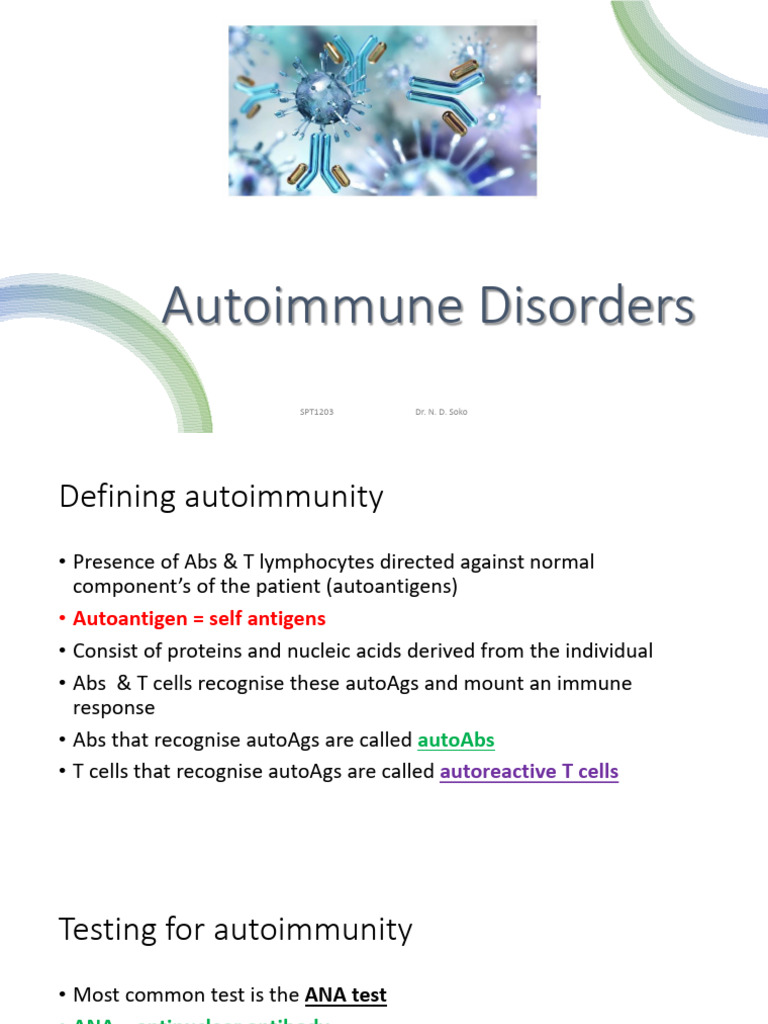 Understanding Autoimmune Disorders | PDF | Autoimmune Disease ...
