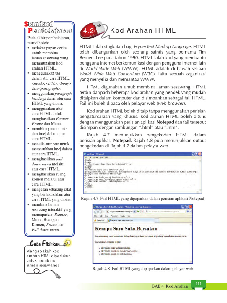 ASK Buku Teks Bab 3 Tips | PDF