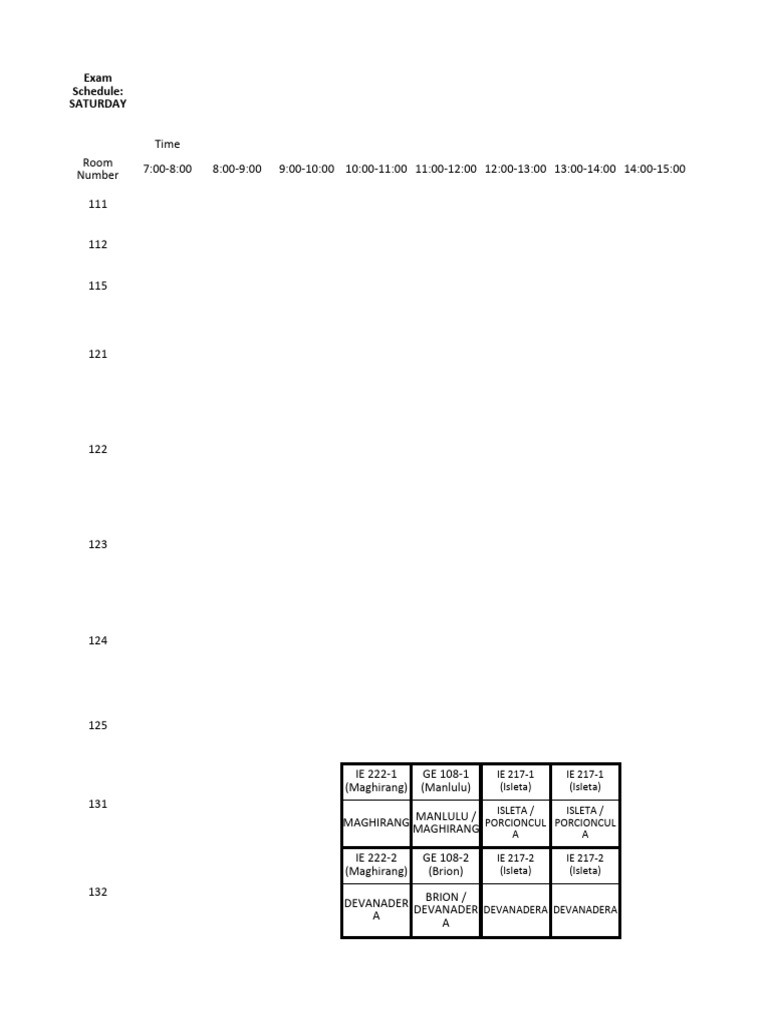 College SEMIFINAL Exam Sched 2nd Sem SY 2023 2024SMTv5 | PDF