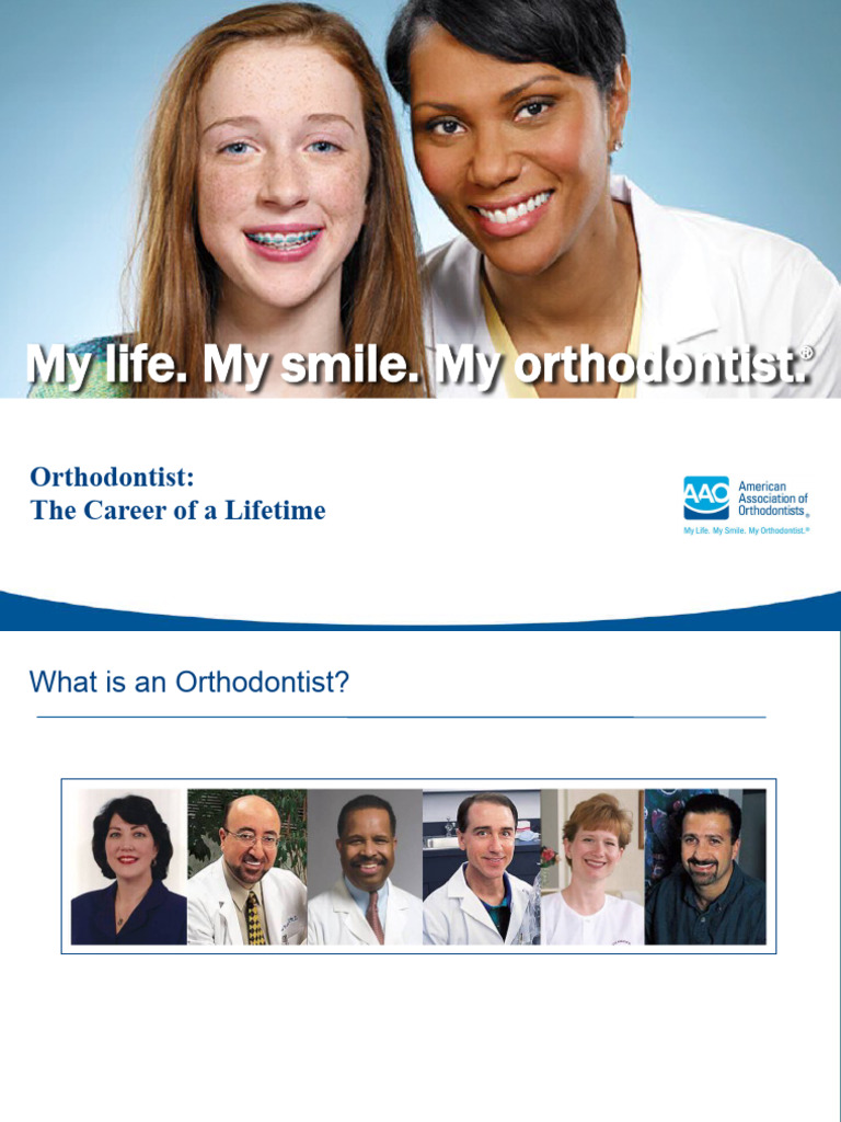 Career Day PowerPoint Presentation - 2016 | PDF | Dentistry | Orthodontics