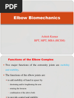 Elbow Extension Mobilization Techniques | PDF